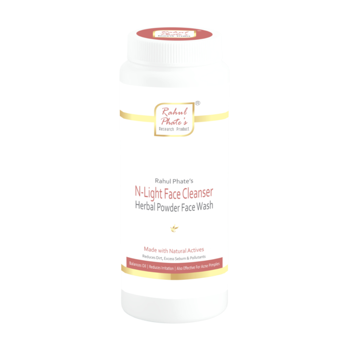 N-Light Face Cleanser Herbal Powder Face Wash 100g - Rahul Phates